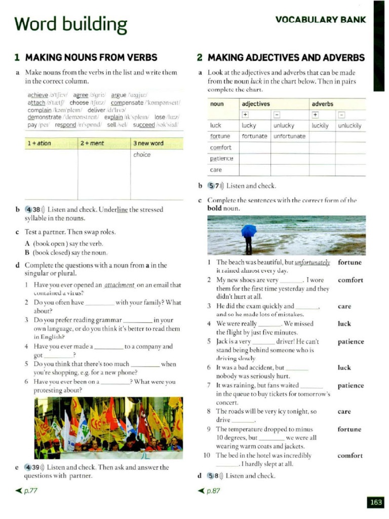 SB VB Word Building | PDF