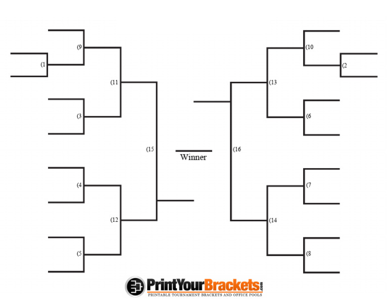 18-Team Badminton Tournament Bracket | PDF