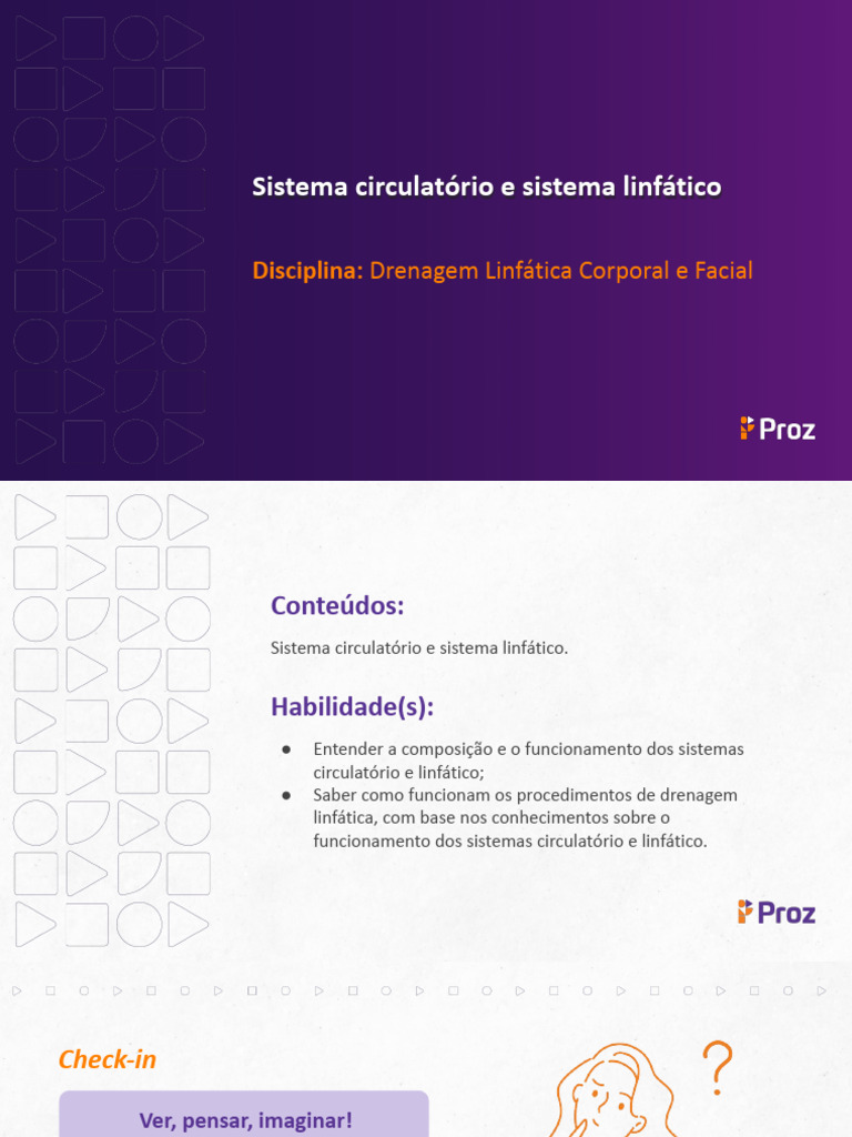 PPT2 Drenagem Linftica Corporal Facial Esttica PROZ | PDF | Ventrículo ...