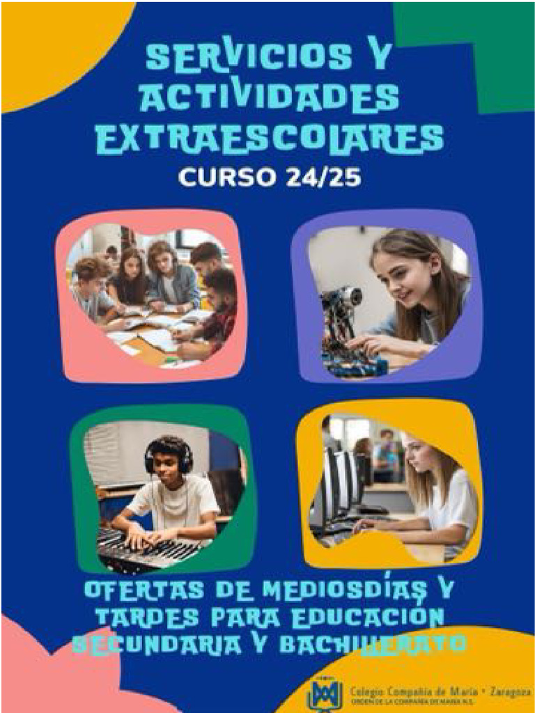 2425 Oferta Servicios y Extraescolares Secundaria | PDF | Aplicación movil | Aprendizaje