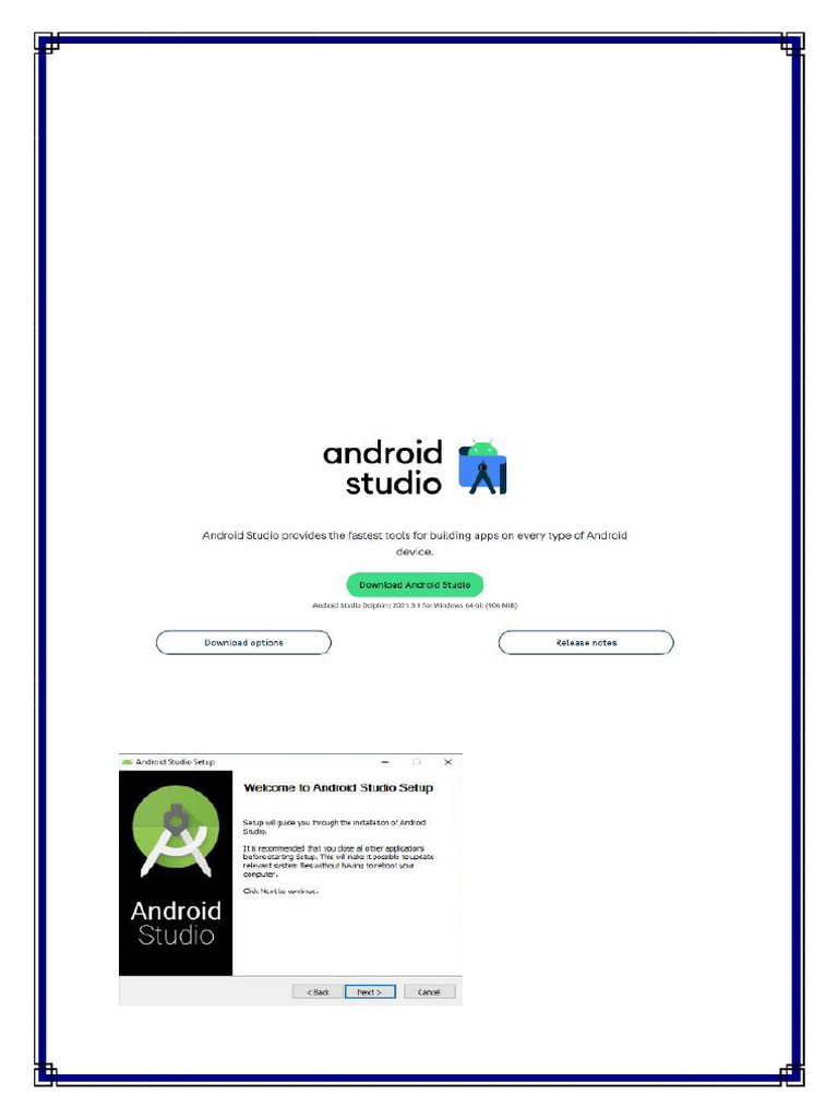 Guía de Instalación y Configuración de Android Studio | PDF