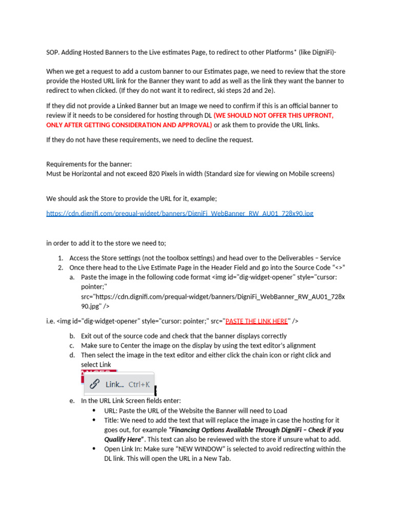 Adding Hosted Banners To The Live Estimates Page | PDF | Computing