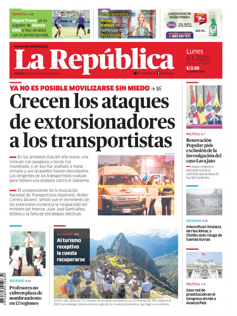 20250106 Lima La Republica | PDF