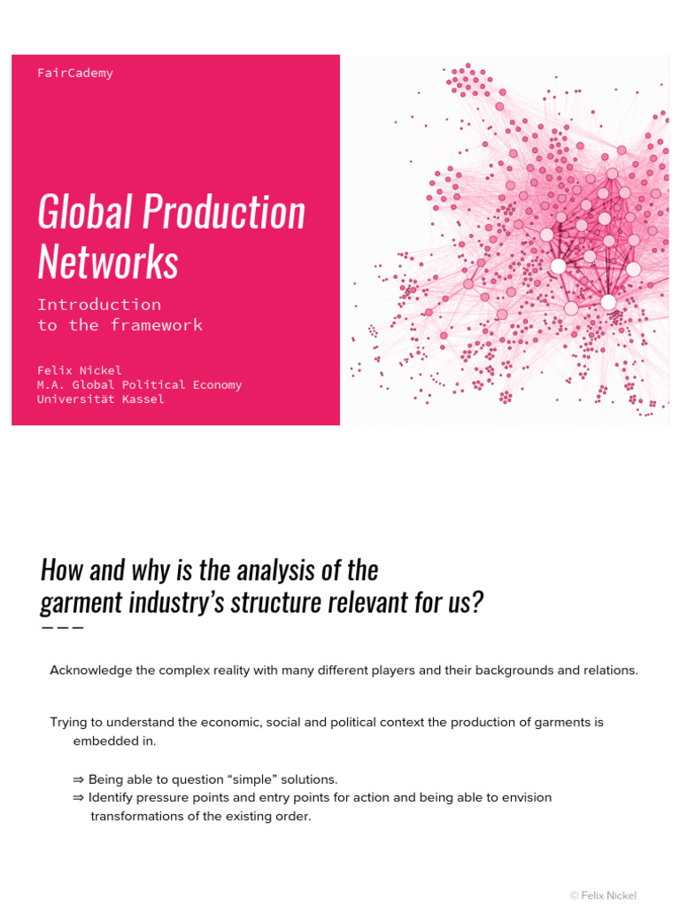 Understanding Global Production Networks | PDF | Supply Chain | Economies