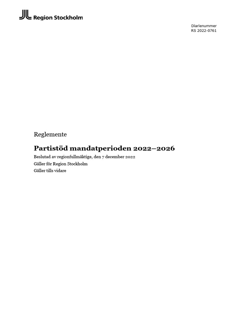 Reglemente For Partistod 2022 20262536657 2 | PDF