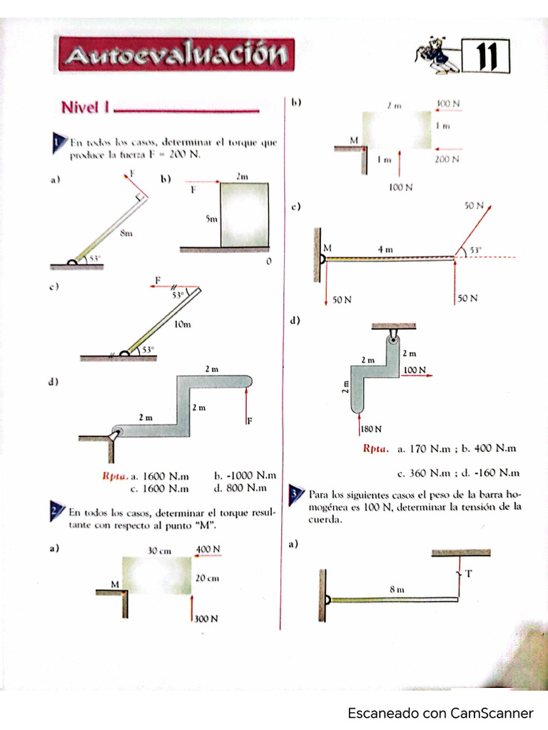 Práctica Estática II | PDF
