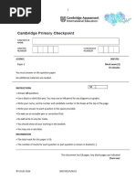 KCBE Science Past Paper 2020 | PDF | Chemical Compounds | Ion