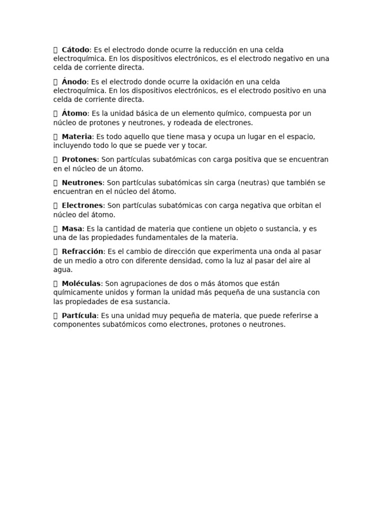 Cátodo | PDF | Importar | Núcleo atómico
