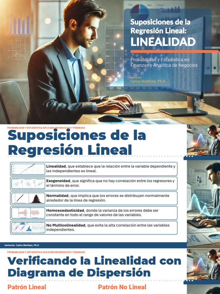 Suposición de Linealidad | PDF | Análisis de regresión | Regresión lineal