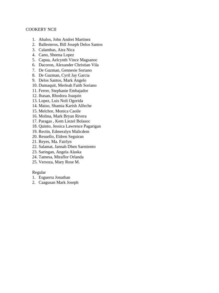 List of Graduates | PDF