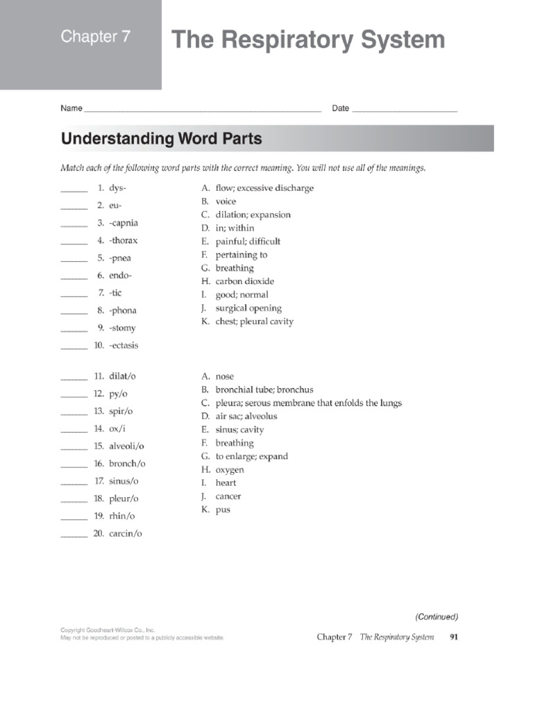 1 Understanding Word Parts 1 | PDF