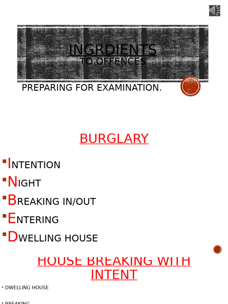 Ingredients to Crimes | PDF | Trials | Assault