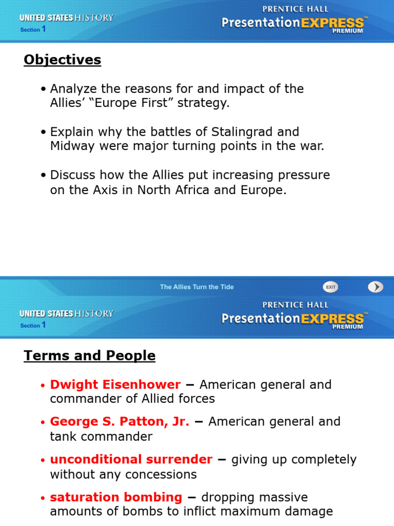 C15S1--The Allies Turn the Tide | PDF | Erwin Rommel | Allies Of World ...