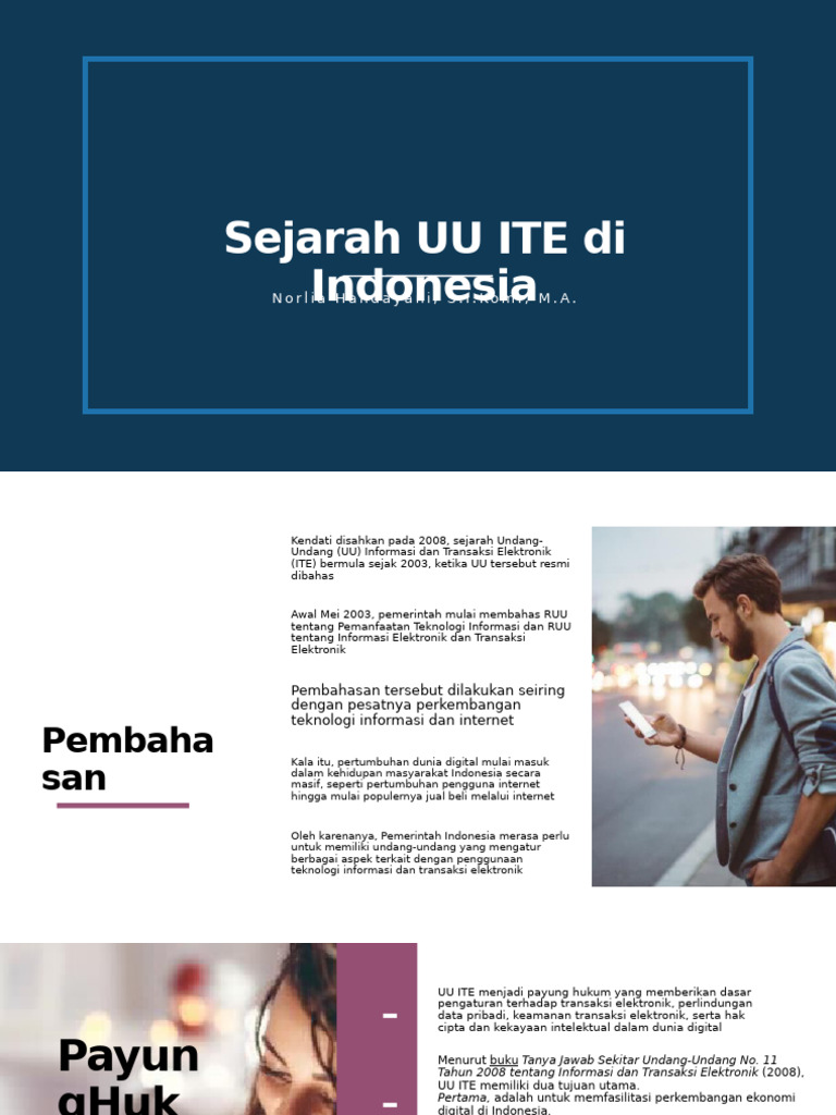 Sejarah Uu Ite Di Indonesia Pdf