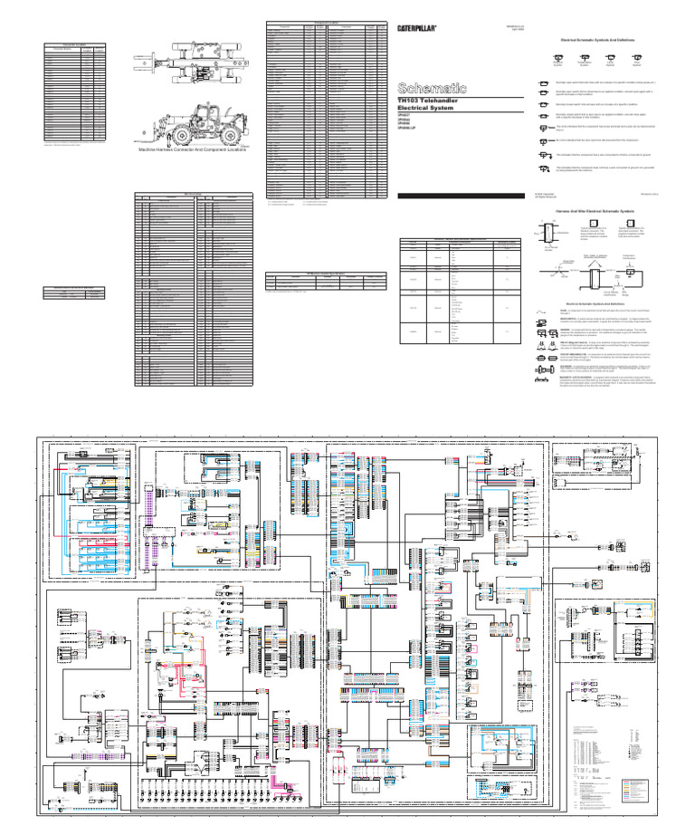 TH103 Telehandler Electrical System Guide | PDF | Switch | Electricity