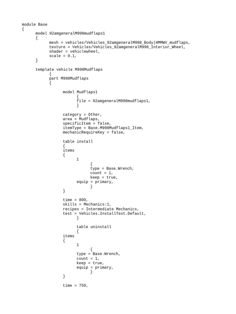 template_M998_mudflaps | PDF