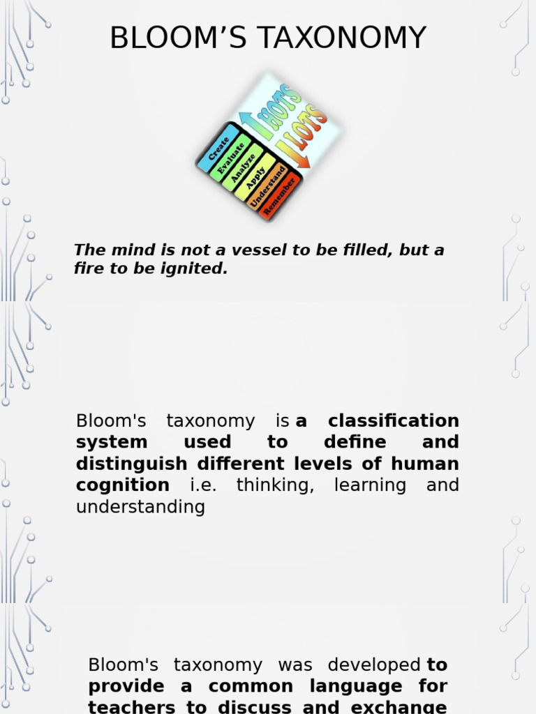 Understanding Bloom's Taxonomy Levels | PDF | Taxonomy (Biology) | Cognition