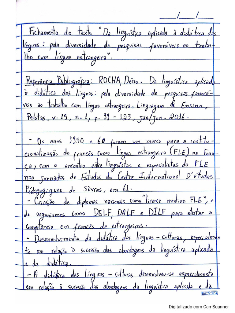 Fichamento LinguÃ - Stica | PDF