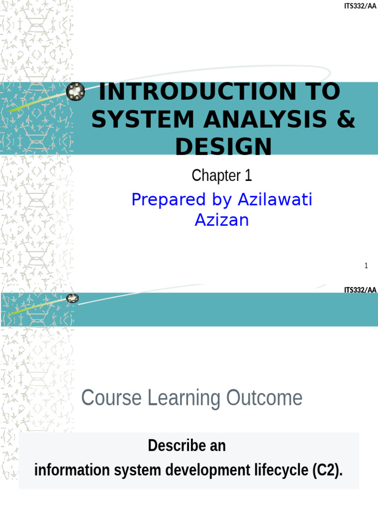 SAD-chap1-Aa (New Update Oct20) | PDF | System | Application Software