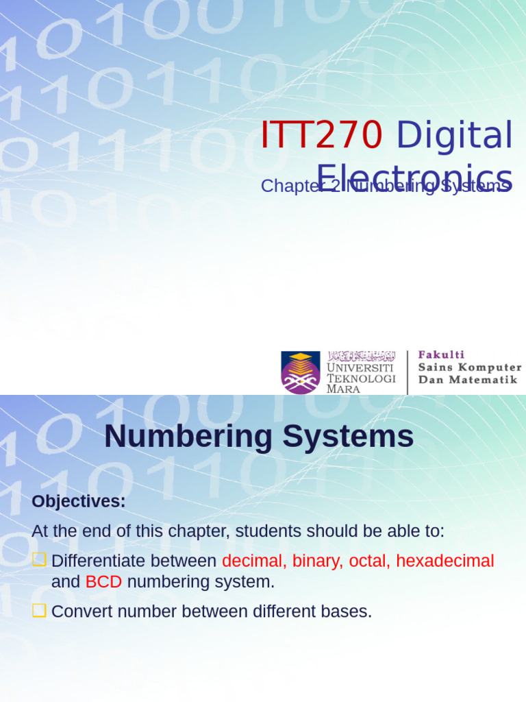 Understanding Numbering Systems in Digital Electronics | PDF | Numbers ...