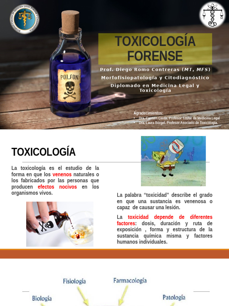 06 Toxicología Forense | PDF | Toxicología | Toxicidad