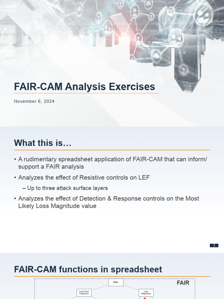FAIR-CAM Analysis Exercises | PDF | Cyberwarfare | Security