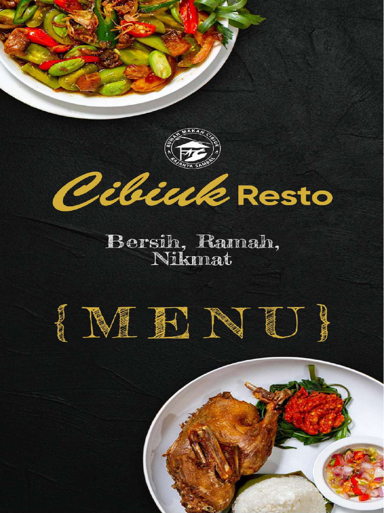 Menu Cibiuk Resto Rawalumbu Terbaru 2024-Compressed | PDF
