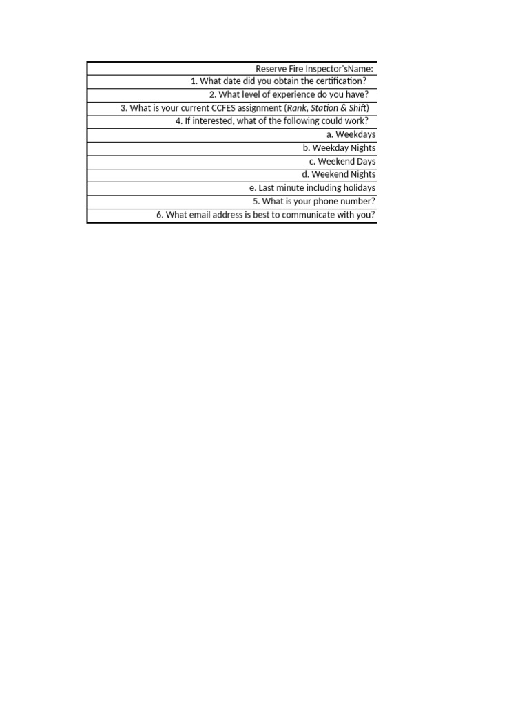 RFI Questions and Answers | PDF