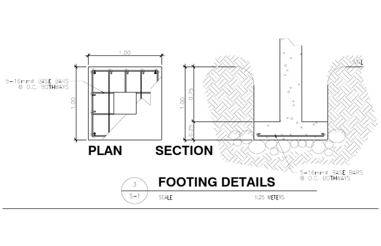 Footing Details | PDF