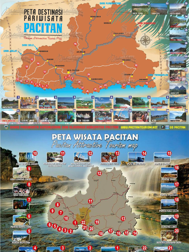 Peta Wisata Kabupaten Pacitan | PDF