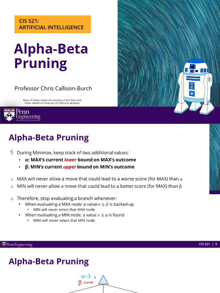 05 Alpha Beta.pptx | PDF | Combinatorics | Numerical Analysis