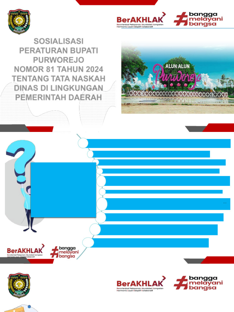 Materi Sosialisasi Perbup No. 81 Tahun 2024 - TND | PDF