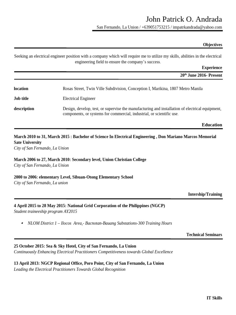 Resume.patrick | PDF