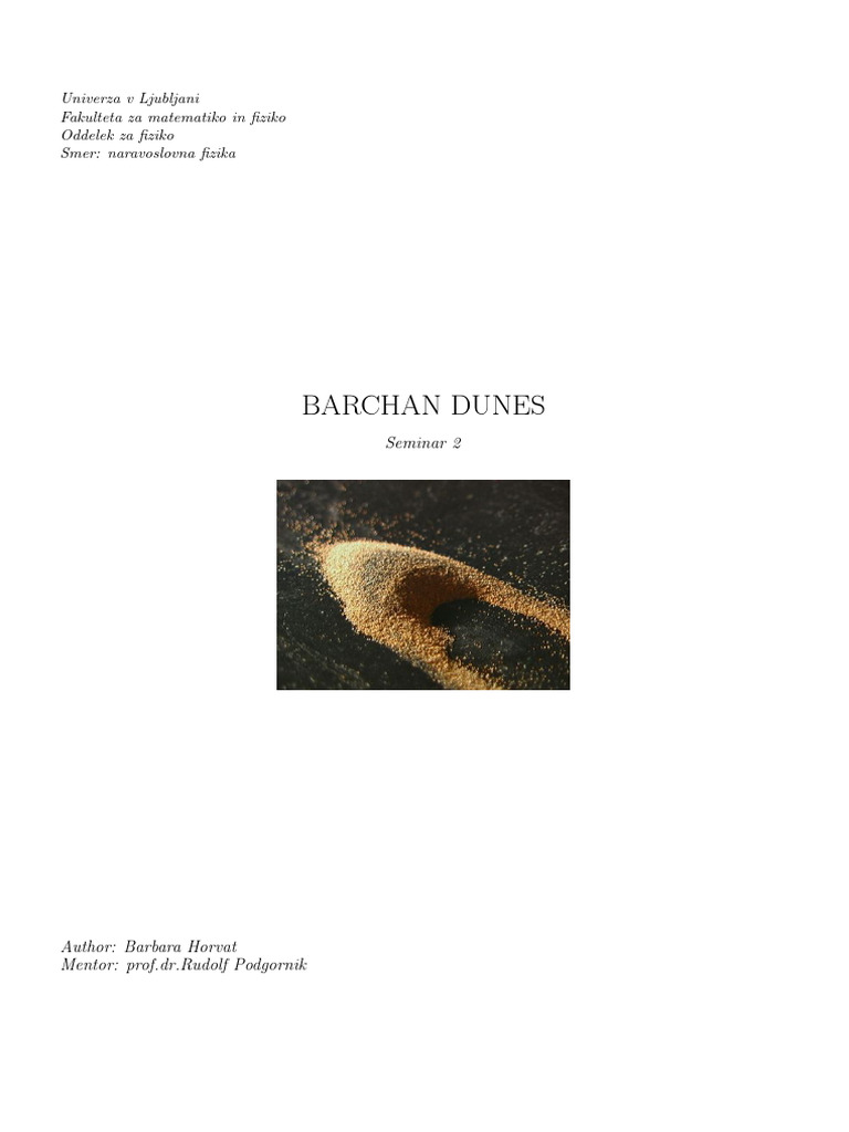 Sem4 | PDF | Dune | Earth Sciences