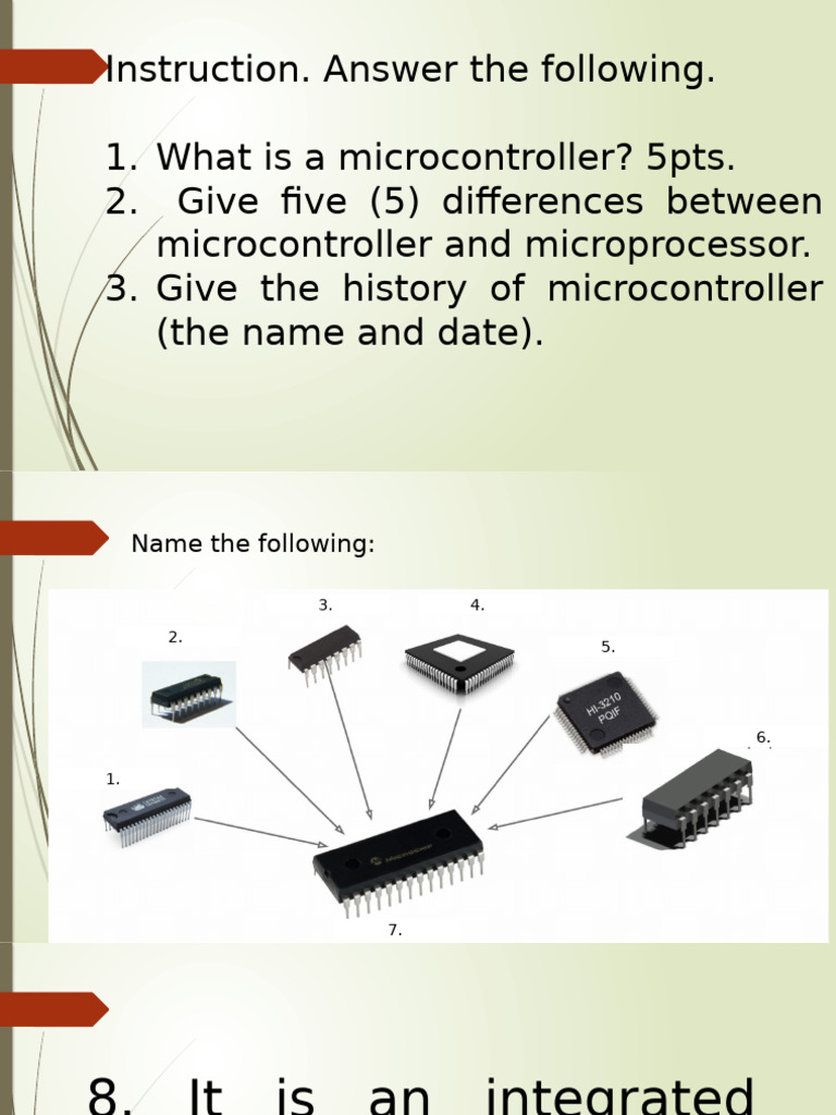 Microcontroller Basics and History | PDF