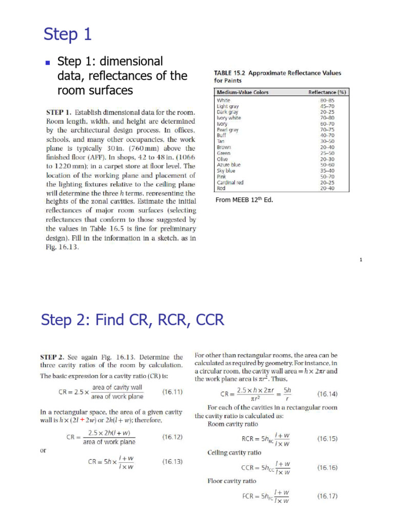 Lighting Design and Calculation Guide | PDF | Lighting | Area