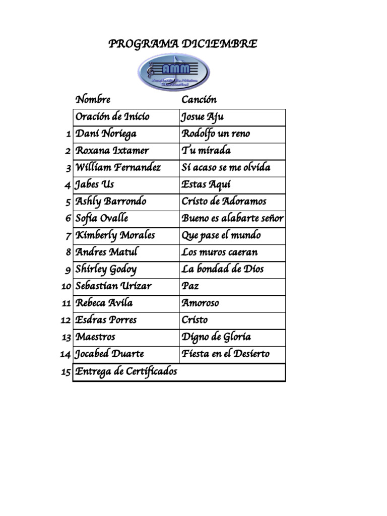 Programa Sabado | PDF