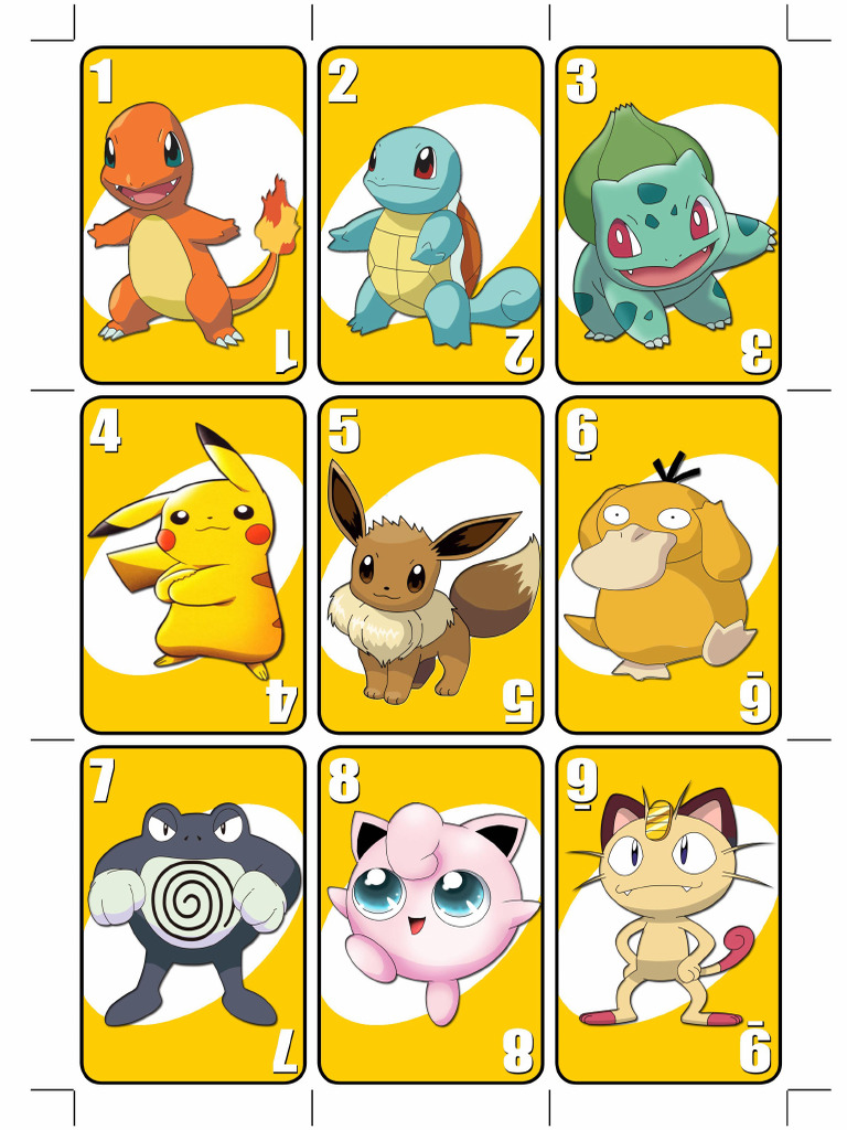 Uno Pokemon | PDF