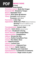 Pathognomonic Signs | PDF