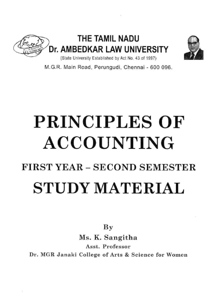 Principles of Accounting | PDF