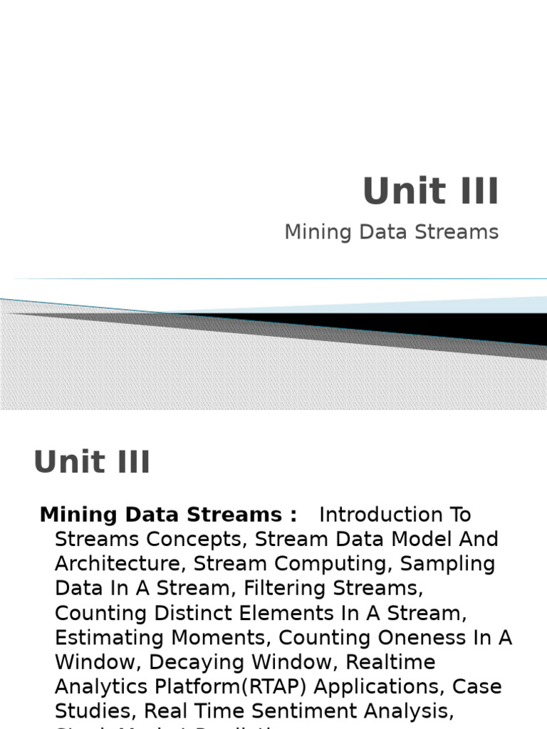 Big Data Analytics_Unit 3 | PDF | Databases | Computer Data Storage