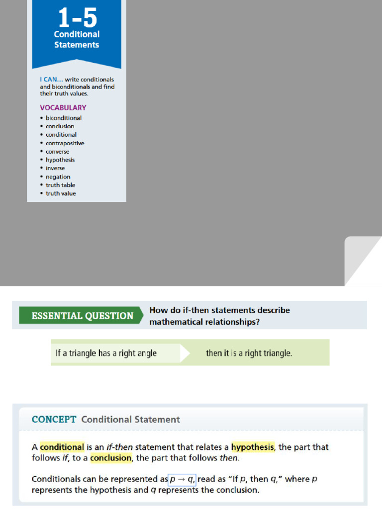 1-5 Conditional Statements | PDF