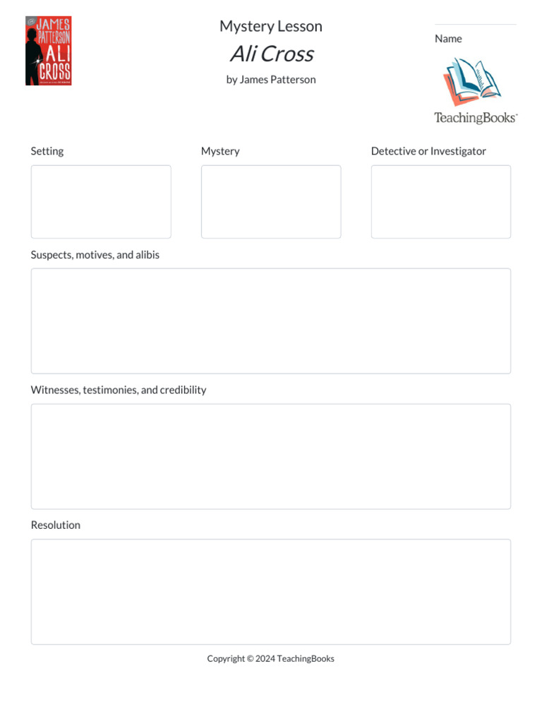 Ella Reasons - Mystery Multi-Leveled Lesson Ali Cross | PDF