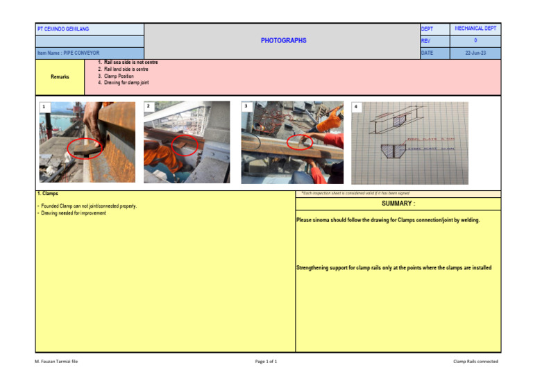 Clamps Joint Connection | PDF