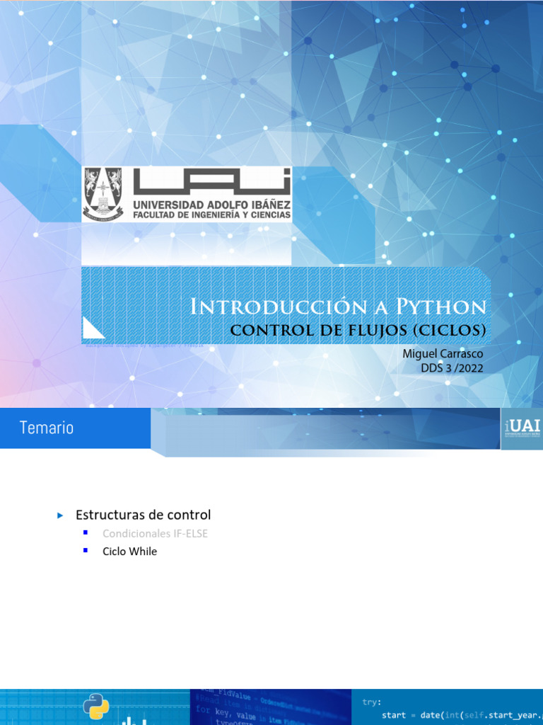 02 - Ciclos - Programación de Phyton | PDF | Python (lenguaje de programación) | Programación de ...