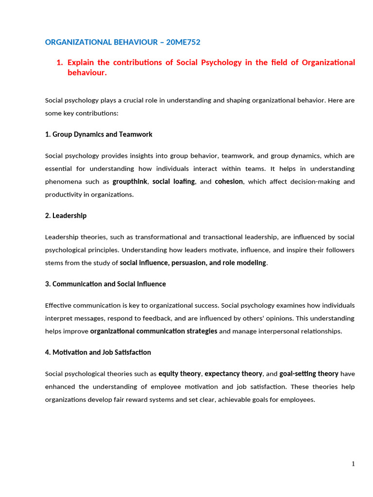 Organisational behavior | PDF | Classical Conditioning | Perception