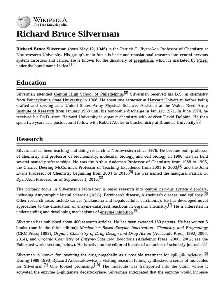 Richard Bruce Silverman | PDF