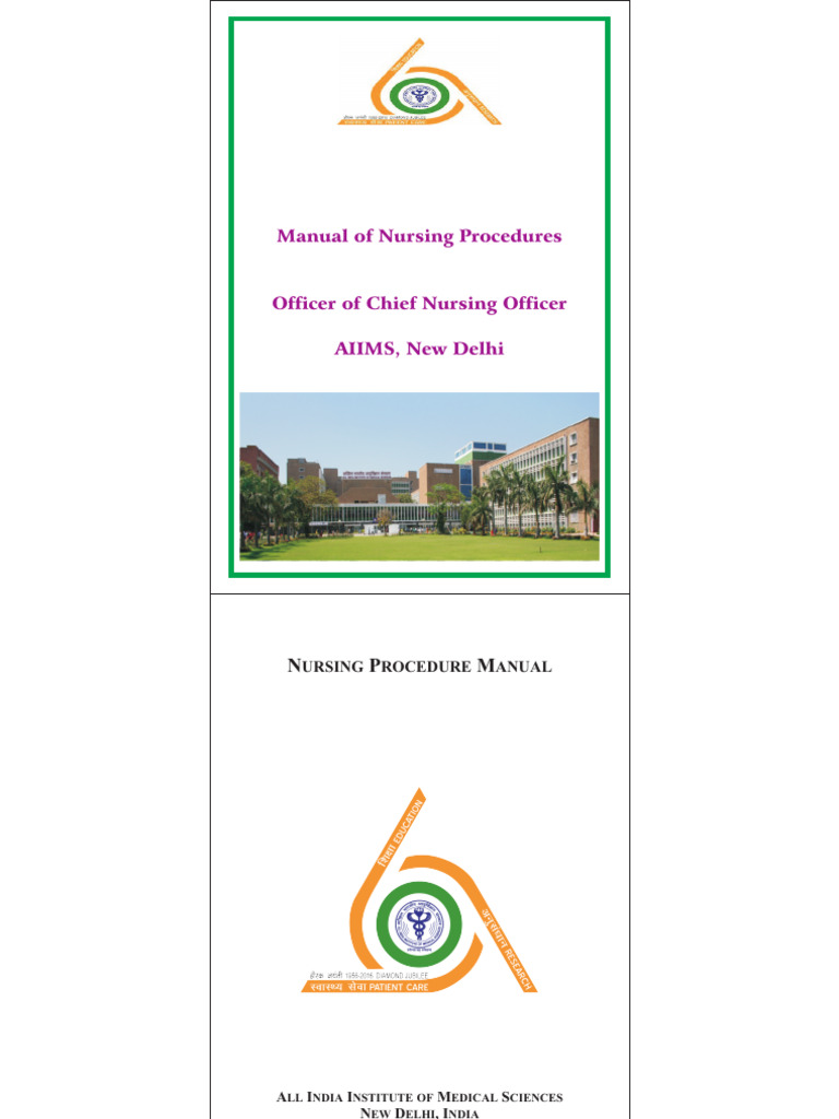 Manual of Nursing Procedures 2022 | PDF | Injection (Medicine) | Intravenous Therapy