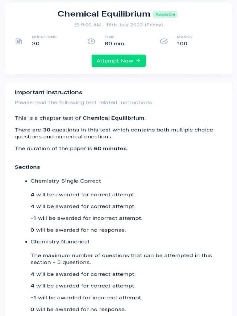 7.chemical Equilibrium | PDF