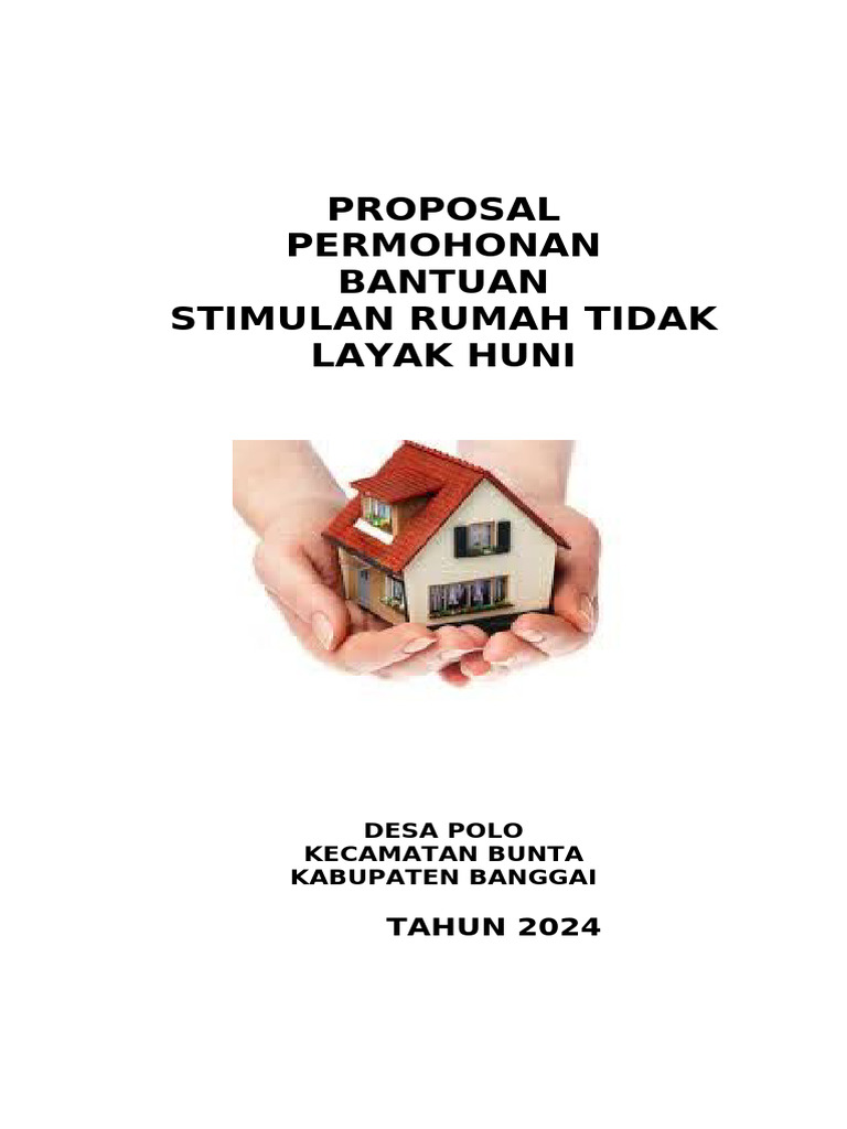 Proposal Bantuan Rumah Layak Huni | PDF